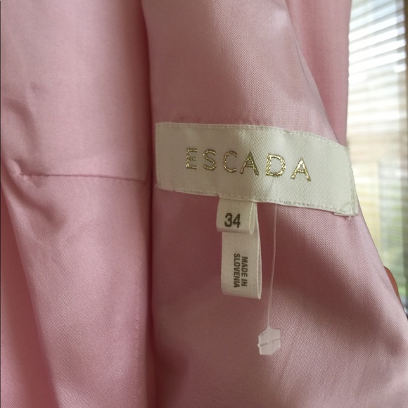 Escada | Dresses | Escada Dress Pale Pink Sz34 Nwt | Poshmark